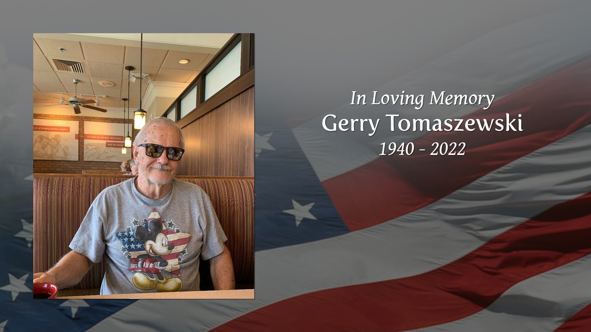 Gerry Tomaszewski - Tribute Video