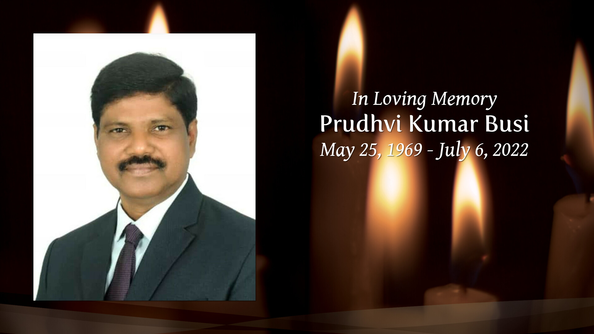 Prudhvi Kumar Busi - Tribute Video