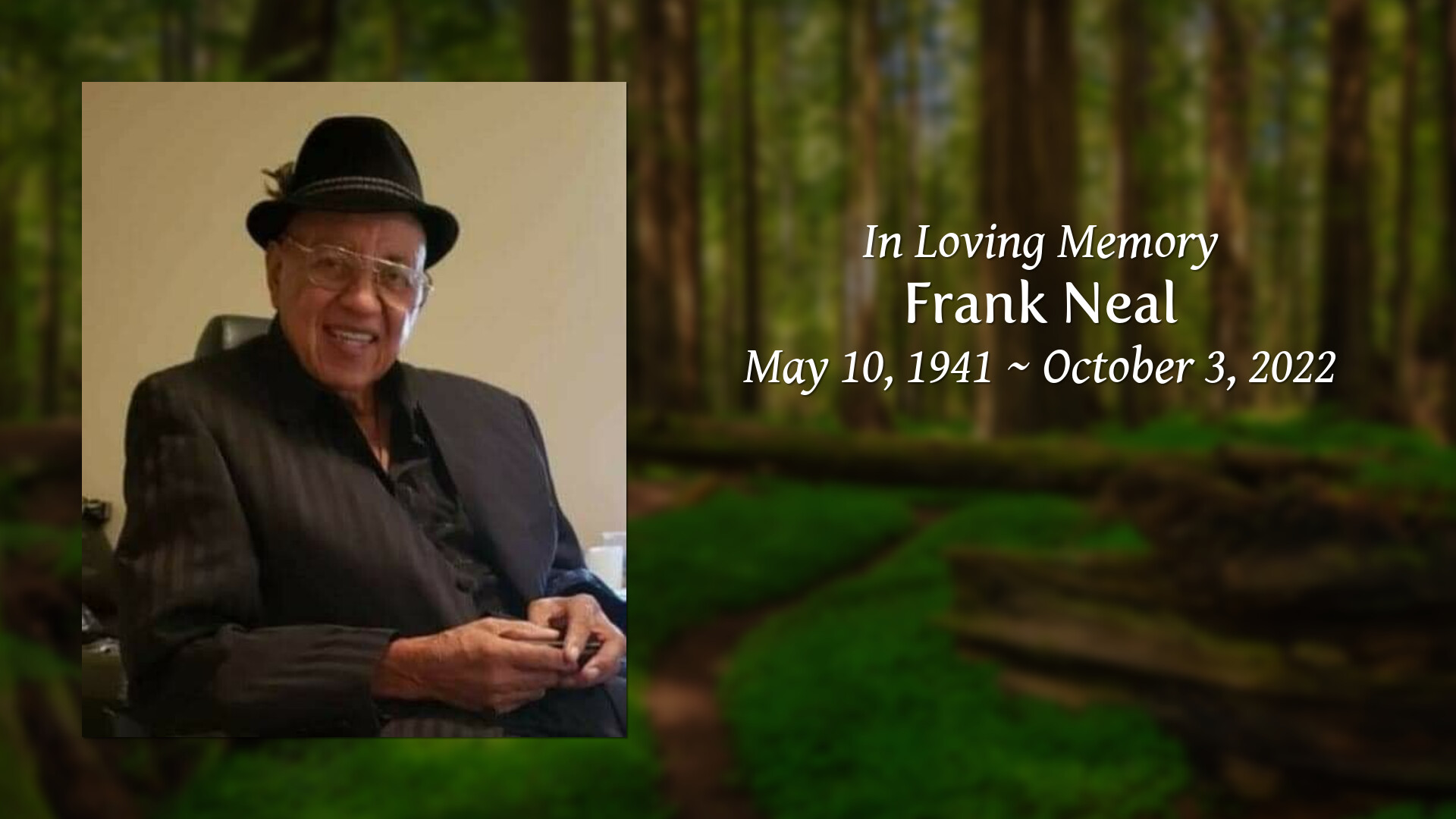 Frank Neal - Tribute Video
