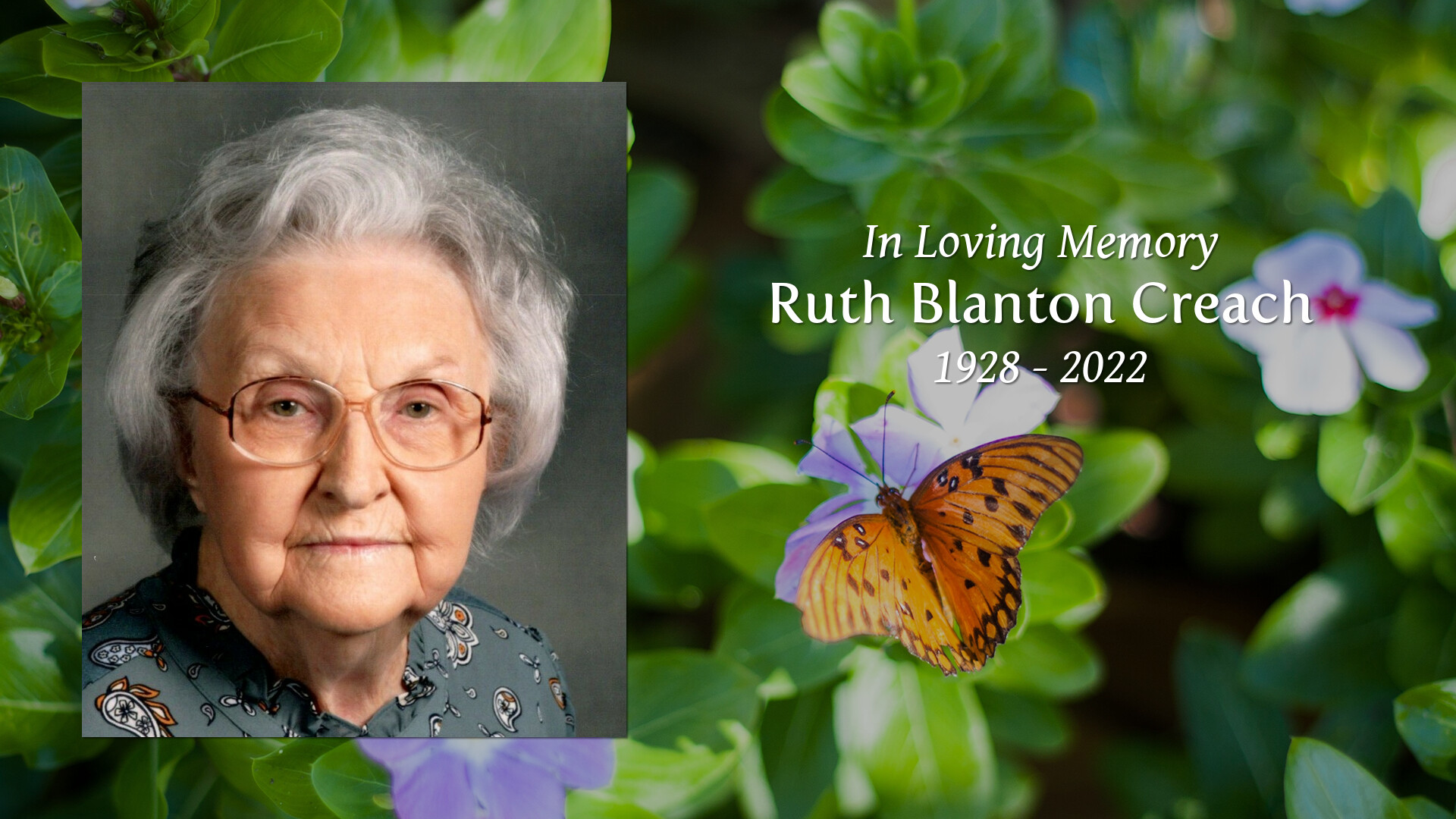 Ruth Blanton Creach - Tribute Video