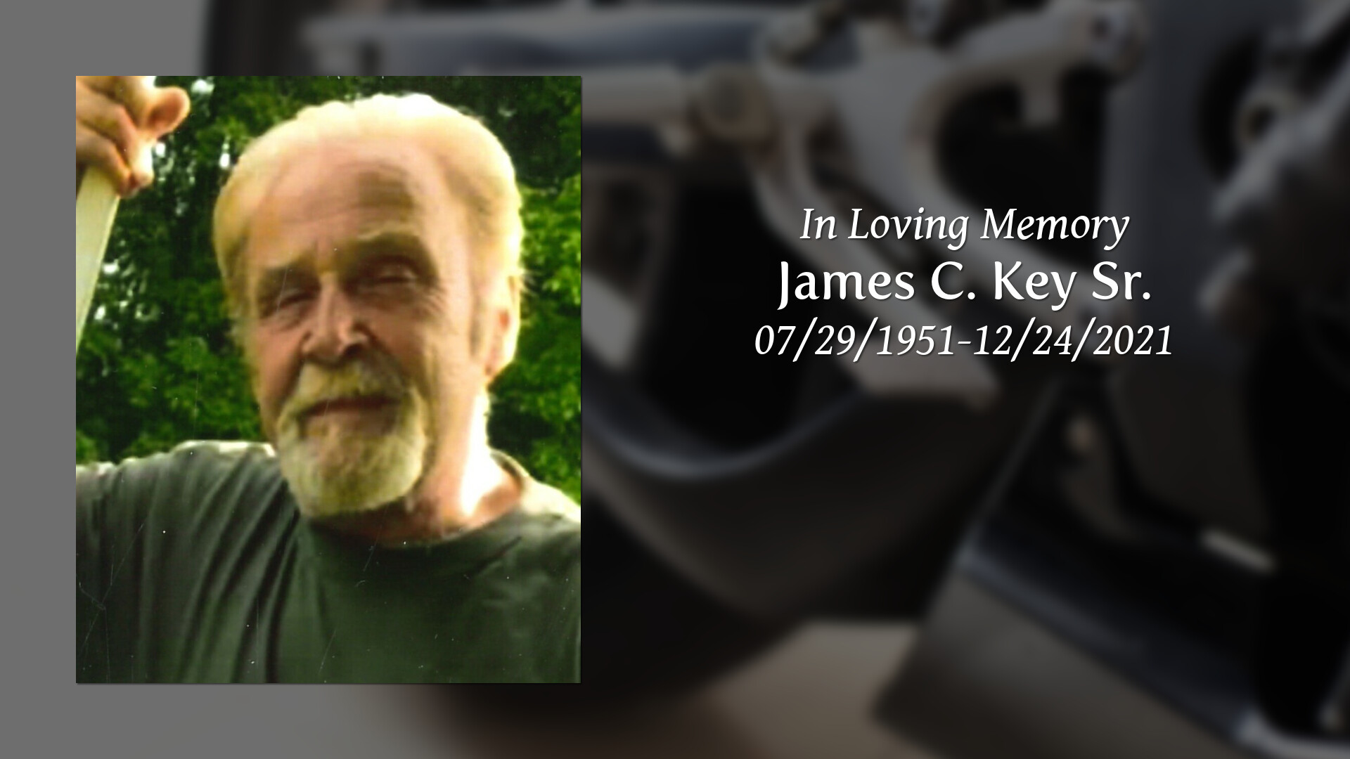 James C. Key Sr. - Tribute Video