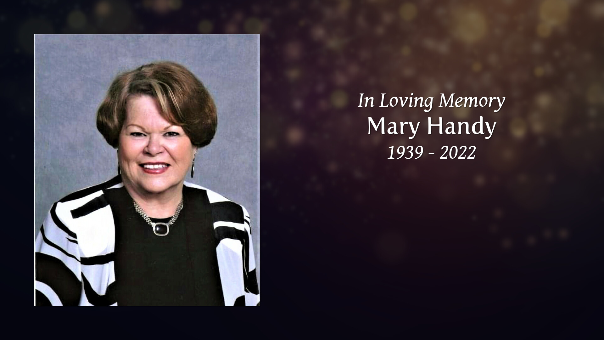 Mary Handy - Tribute Video