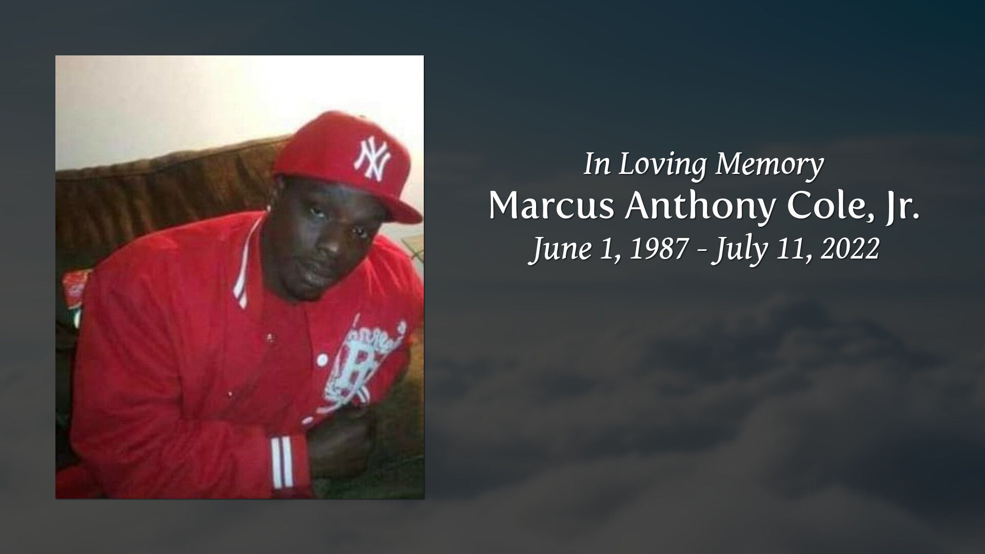 Marcus Anthony Cole, Jr. - Tribute Video