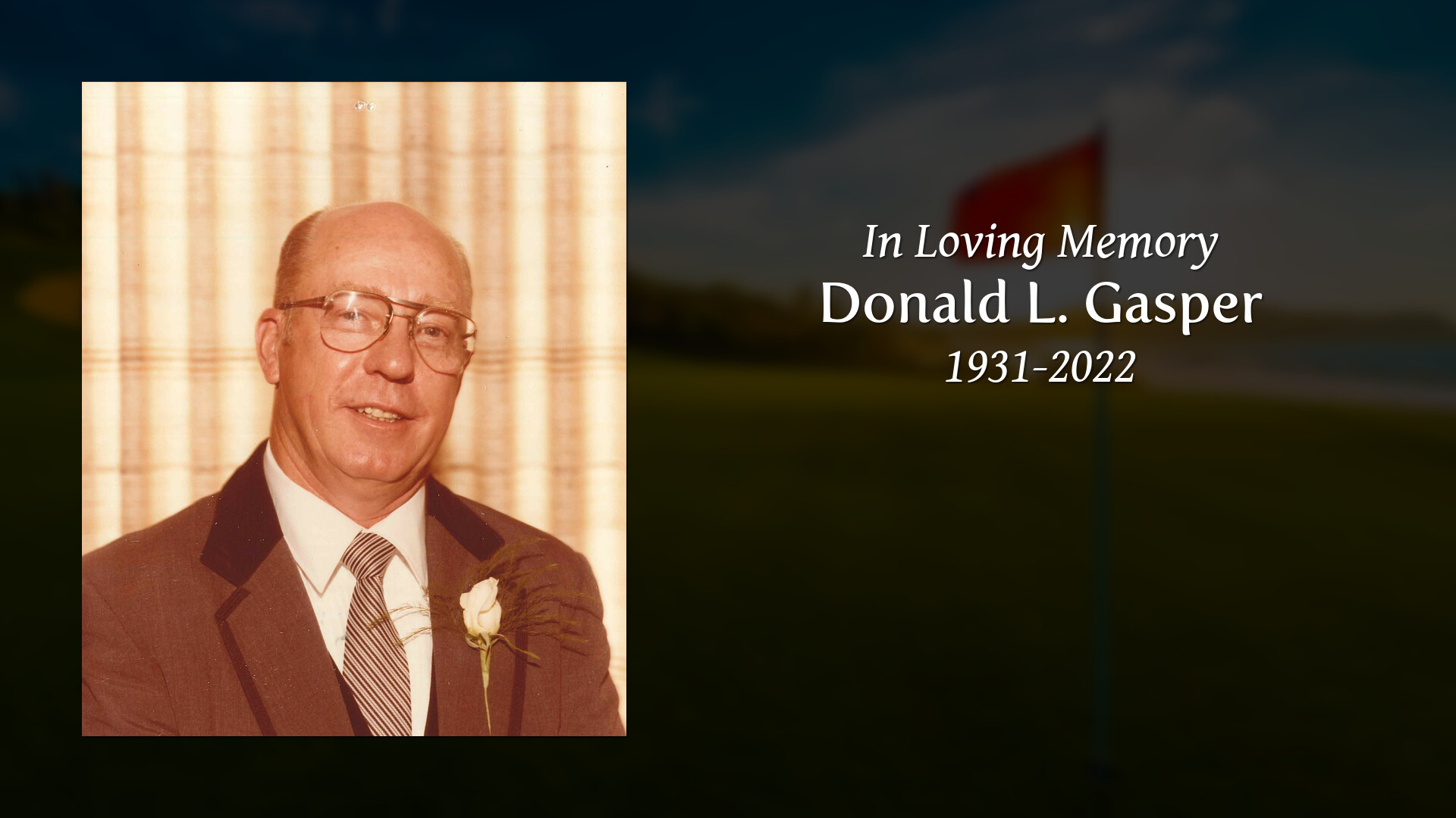 Donald L. Gasper - Tribute Video