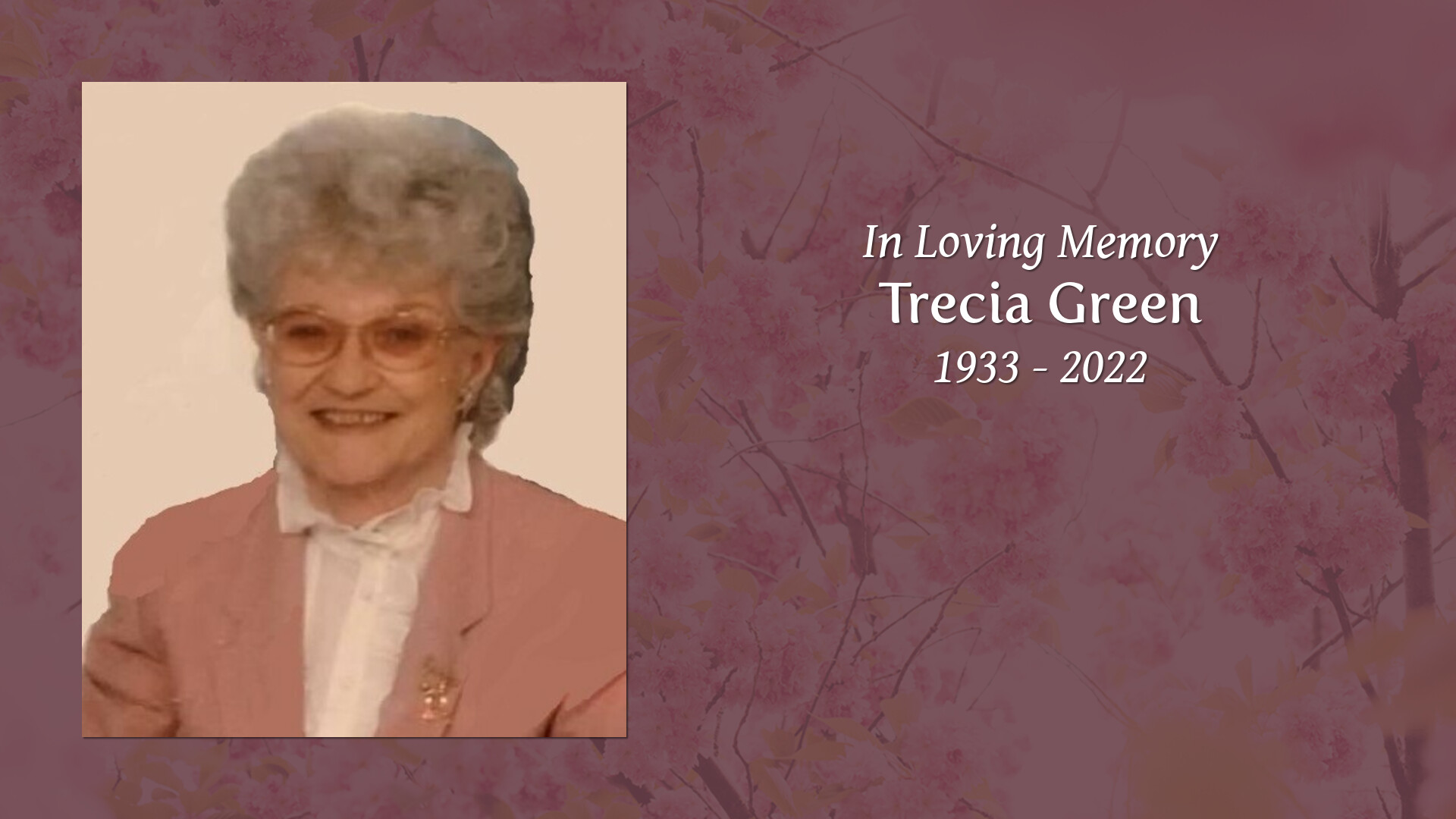 Trecia Green - Tribute Video