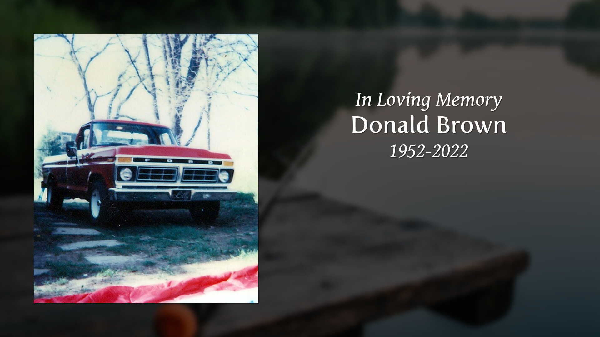 Donald Brown - Tribute Video