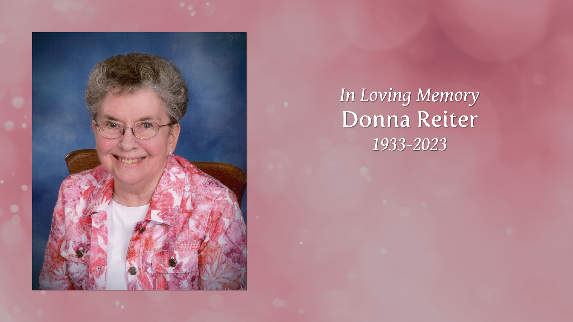 Donna Reiter - Tribute Video