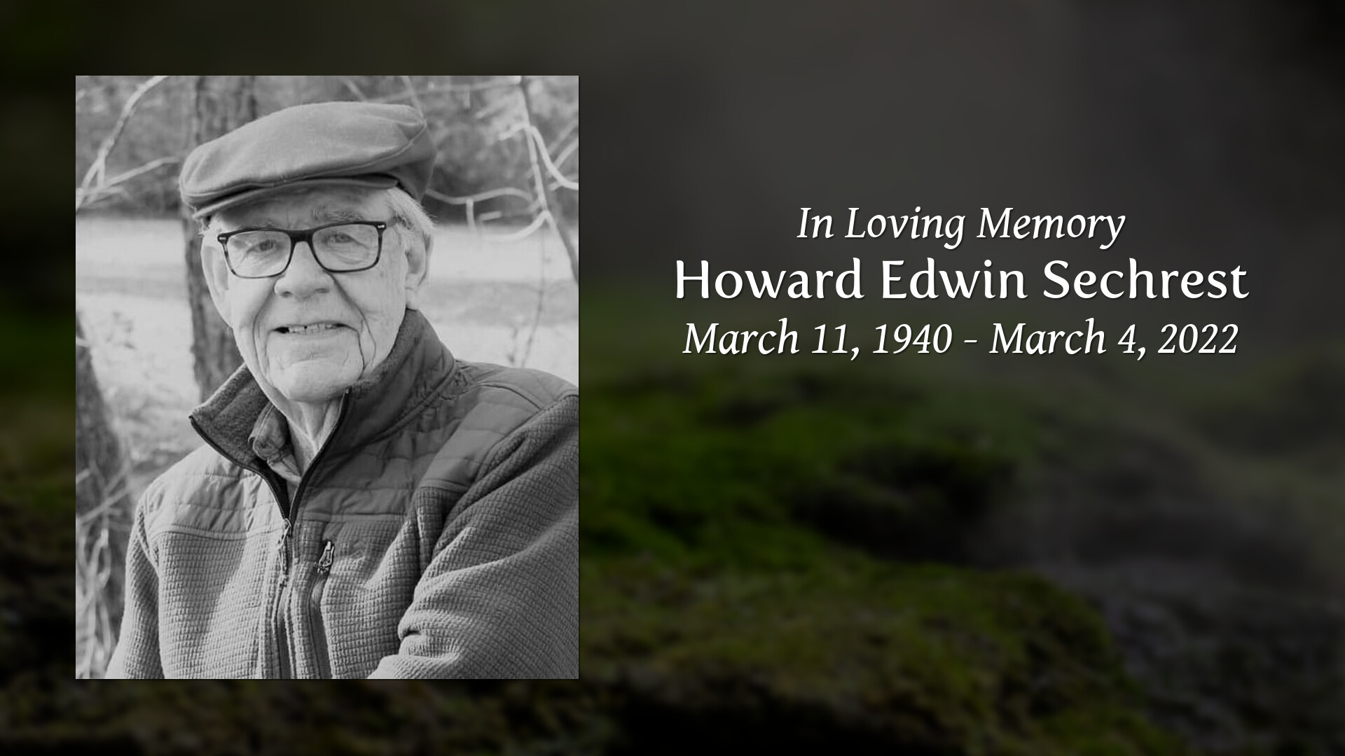 Howard Edwin Sechrest - Tribute Video