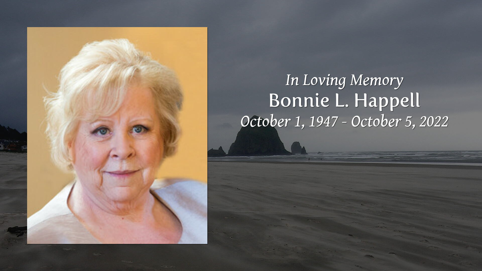 Bonnie L. Happell - Tribute Video